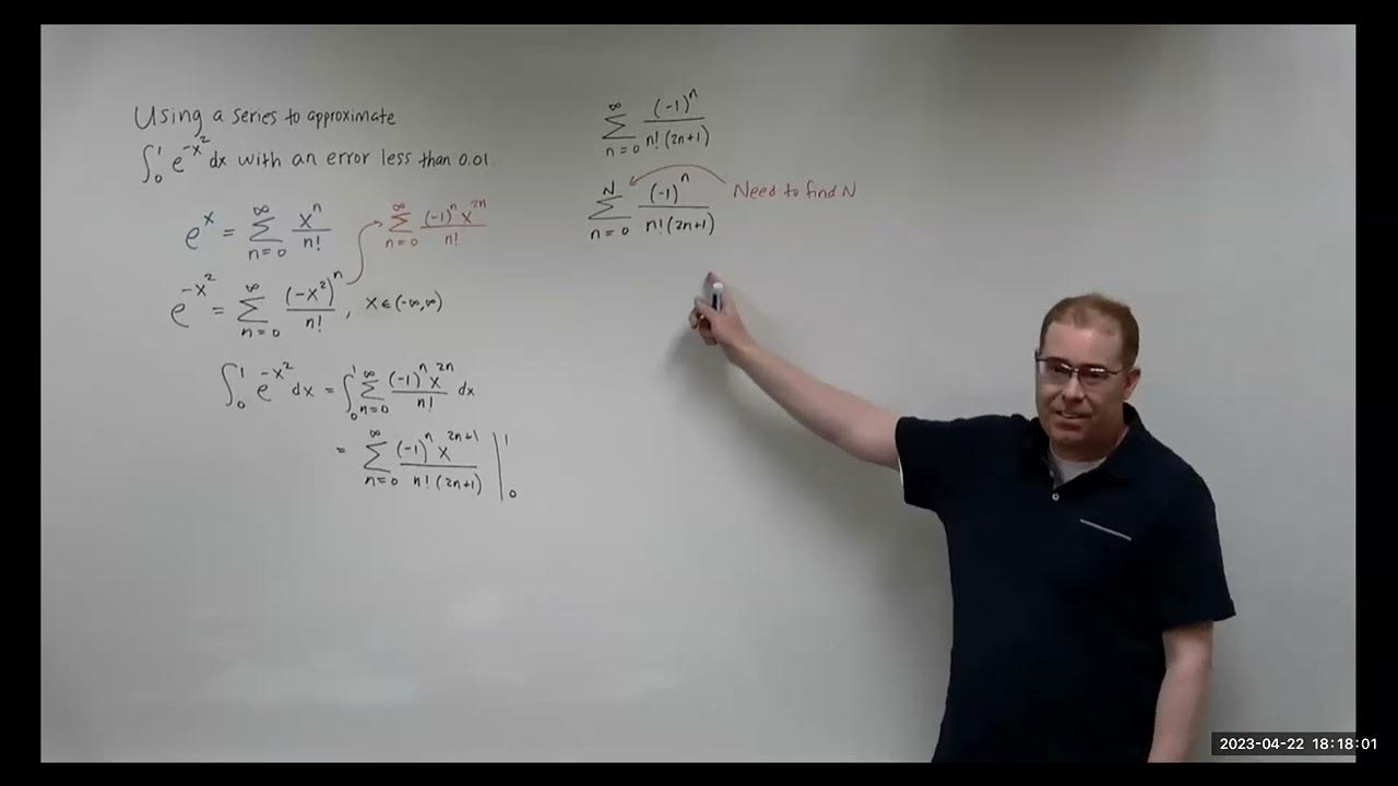 Approximating a Definite Integral Given an Error - YouTube