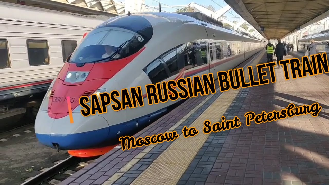Bullet train - Moscow to Saint Petersburg /Economy class /Russian ...
