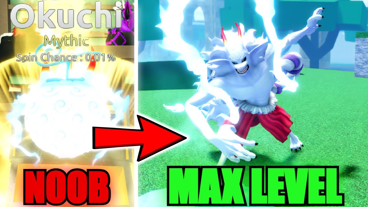 Noob To Pro With 0.02% Mythic OKUCHI (Wolf) Fruit In Fruit ...