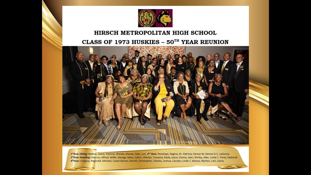 Hirsch Huskies' High School Class of 1973-Honorary Golden Graduation ...