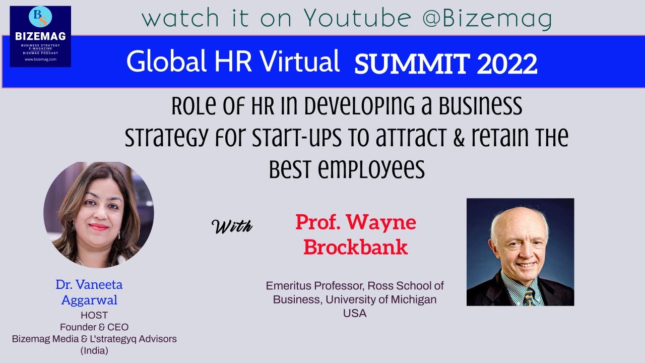 Global HR Virtual Summit 2021 - Prof Wayne Brockbank, University of ...
