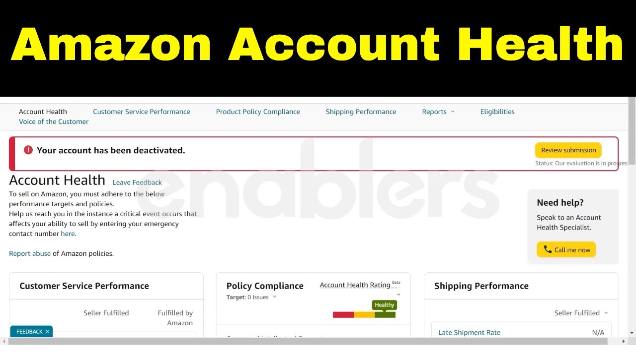 Discussion on Amazon Account Health | Detailed FREE Session - YouTube