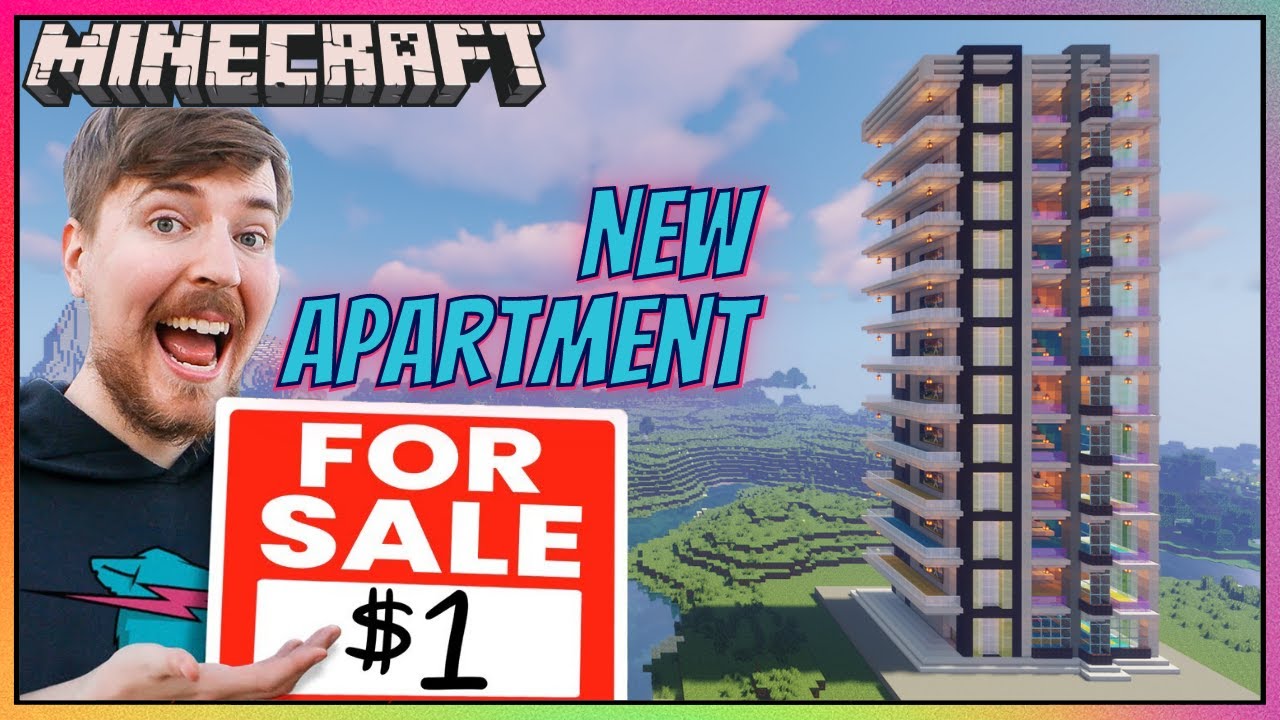 Modern Apartment Build Tutorial | MINECRAFT | @MrBeast | MrBeast - YouTube