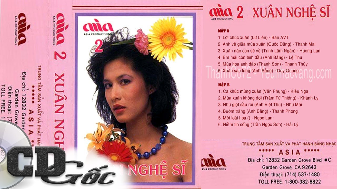 [CD Nhạc Xưa] ASIA 2 - Xuân Nghệ Sĩ - Nhạc Xuân Hải Ngoại Hay Nhất ...
