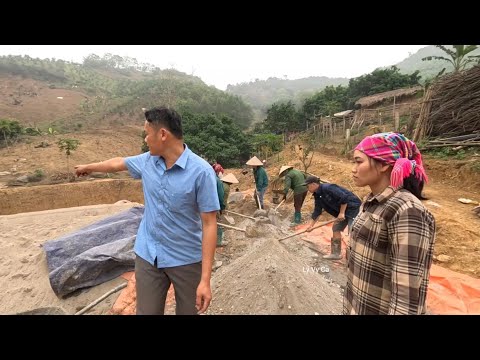 My ex-husband came back and started building a new pond with me. Ly Vy Ca 