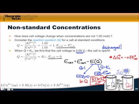 16.06 The Nernst Equation