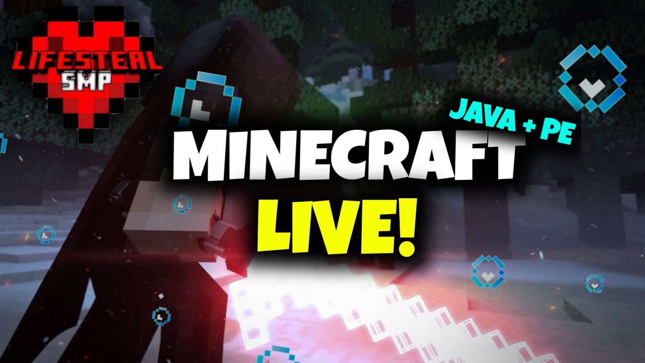 MINECRAFT LIVE | LIFESTEAL SMP LIVE | JAVA +BEDROCK SMP #minecraft # ...