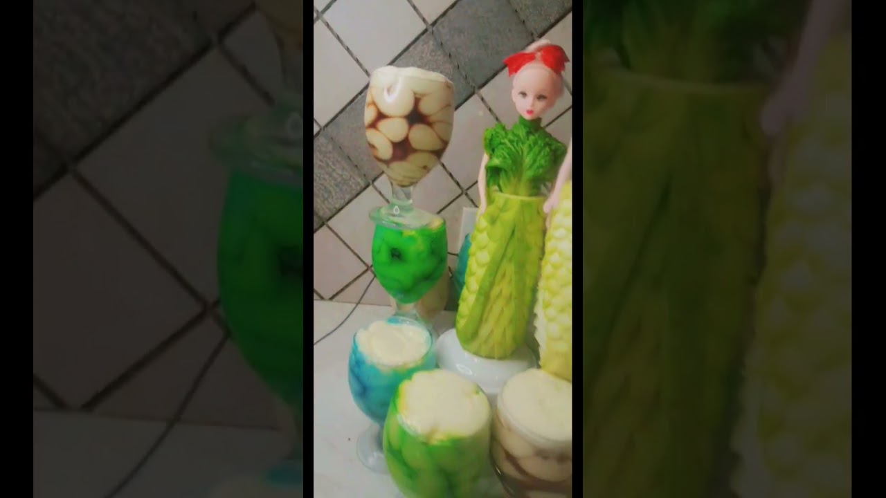 marrow carving | vegetable carving | Barbie doll | watermelon carving ...