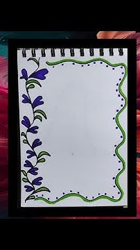 How to make front page for project file serial no 7 - YouTube