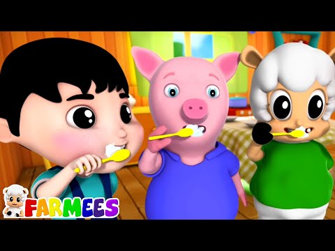 Ово је начин на који перемо зубе добра навика и дечије песме за бебе