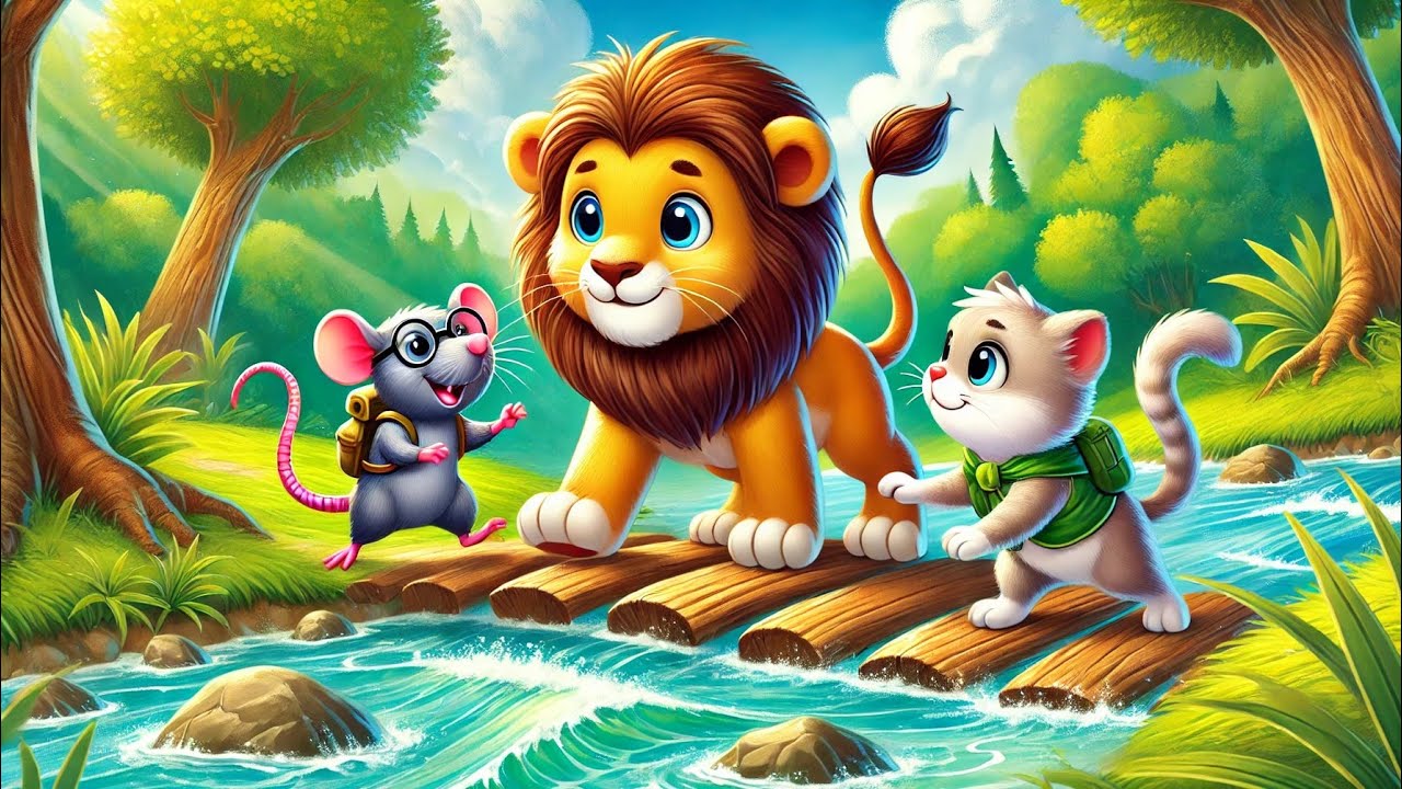 Teamwork Saves the Day The Little Lion, Rat and Cat | Creature Comforts ...