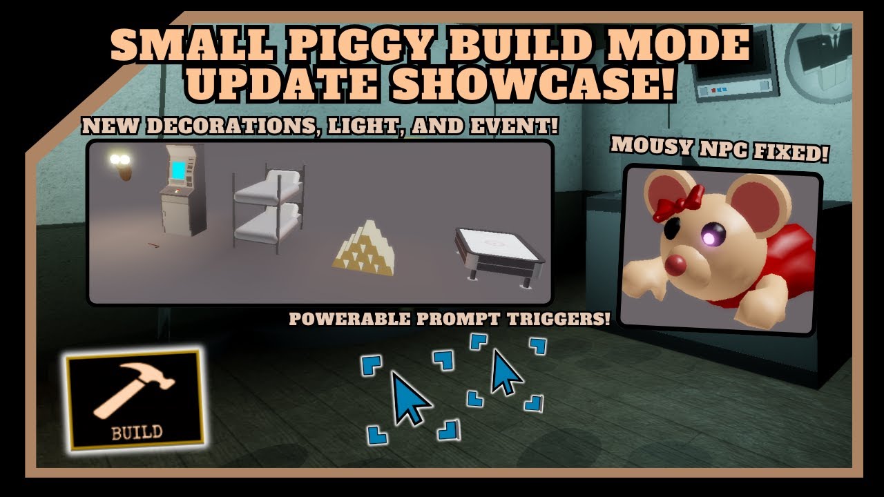 Small Piggy Build Mode Update Showcase! | [Part 2 Update] - YouTube