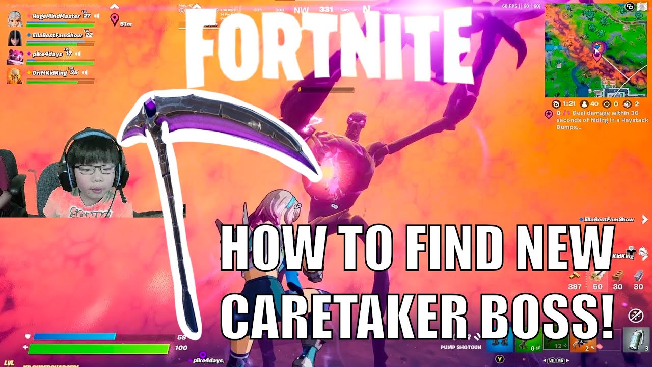 How to find the new Caretaker Boss in Fortnite Season 8 Chapter 2 | 4 ...