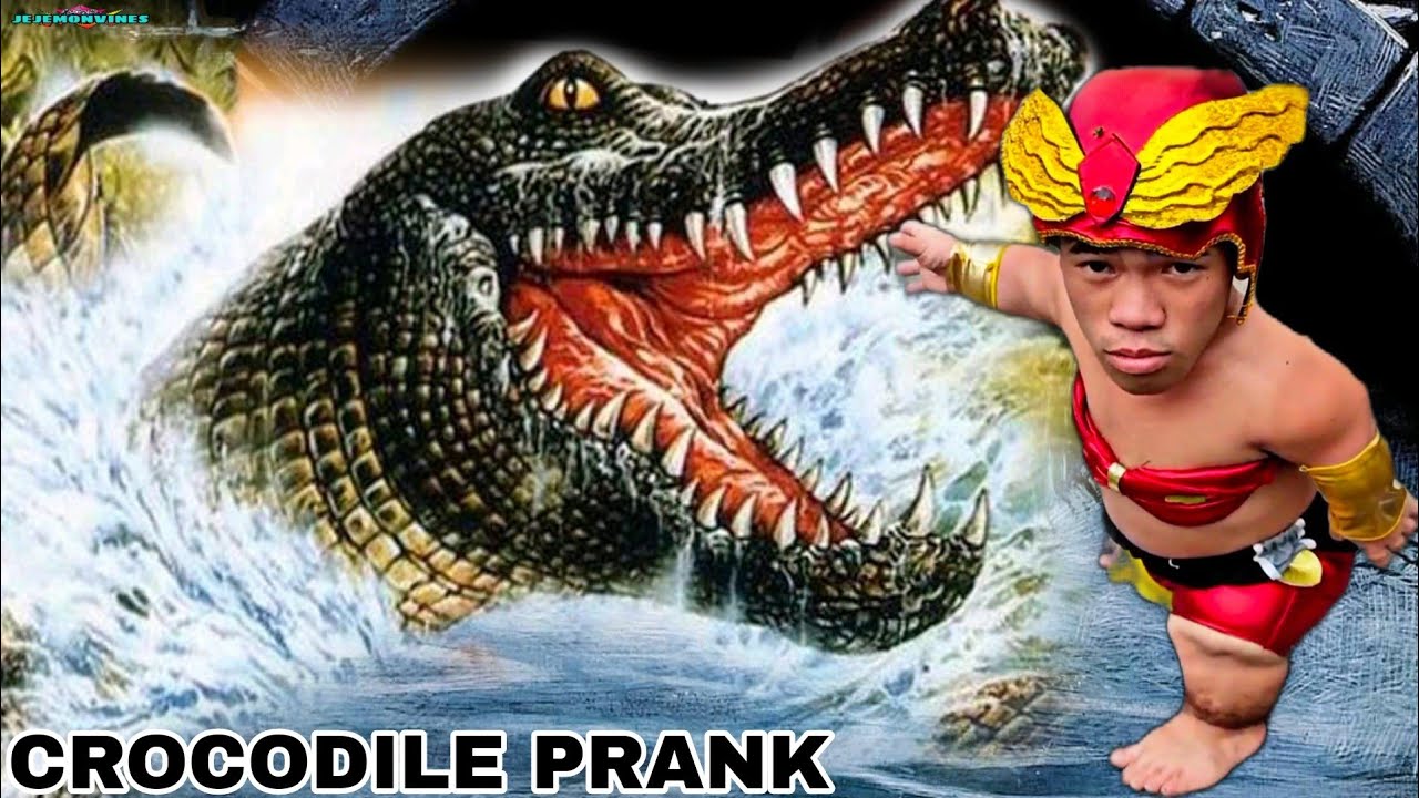 Crocodile Prank Muntik lang mapahamak si renz - YouTube