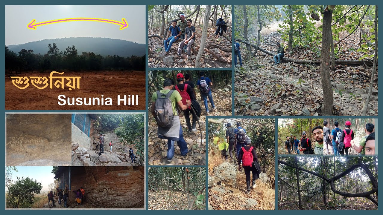 Susunia hill Trekking in the deep forest - YouTube