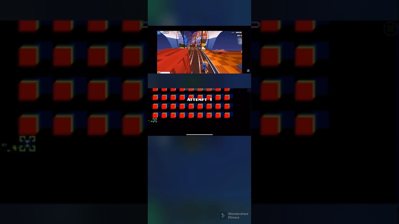 Epic rainbow effect in geometry dash #gdshorts #geometrydash # ...