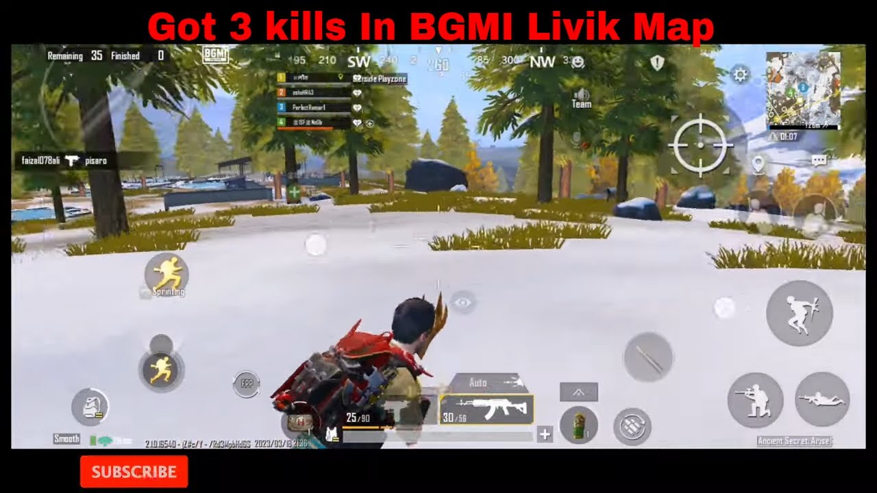 Livik match domination With m416 gun Got 3 kill | AWM Gun with Got ...