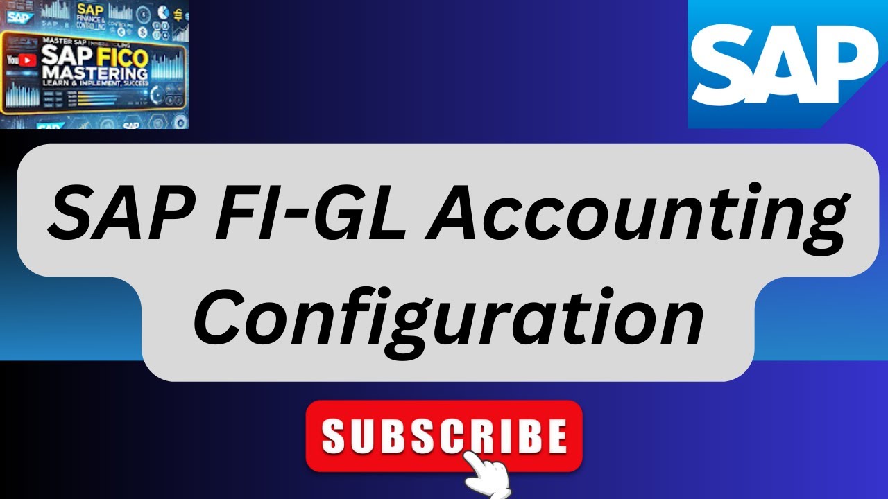 SAP FI GL Master Data Creation & Document Posting | SAP FICO Training ...