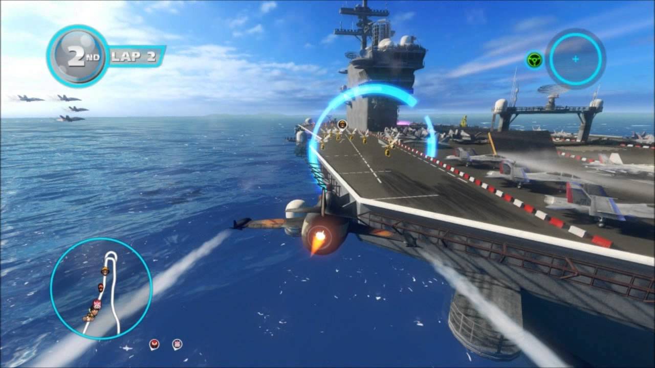 Sonic & All Stars Racing Transformed: Live Gameplay on Carrier Zone ...