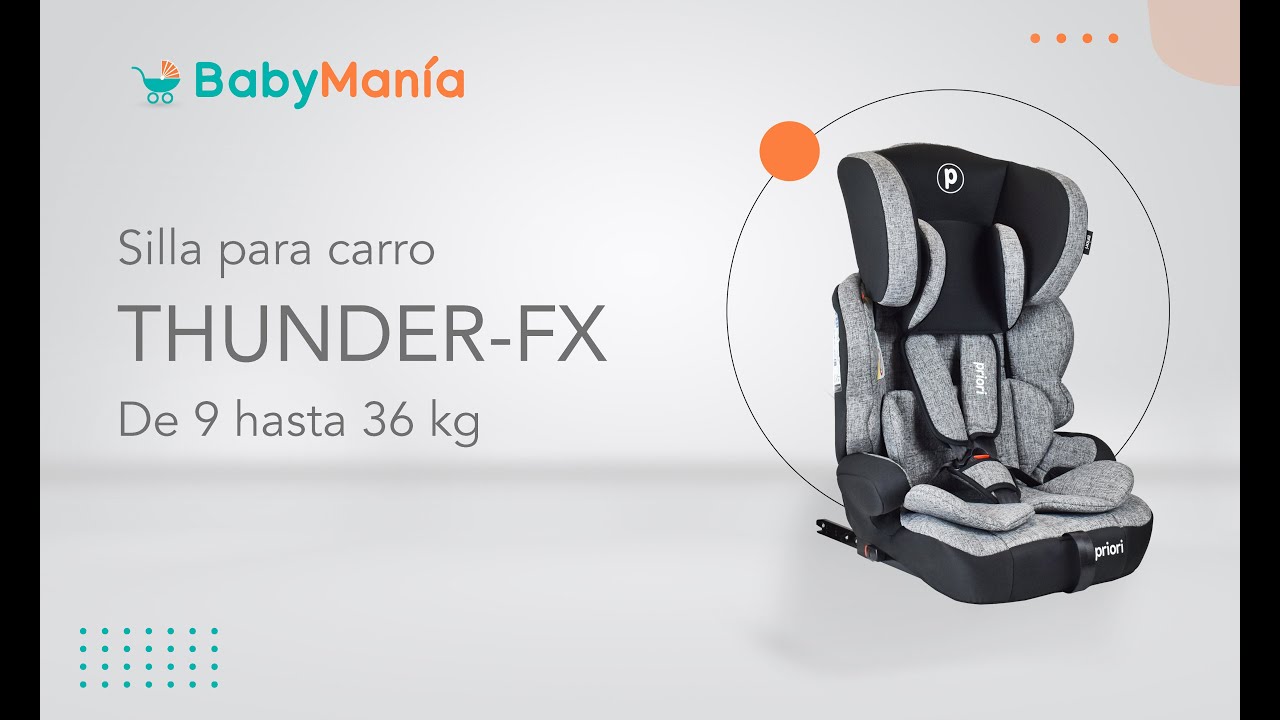 SILLA DE CARRO THUNDER FX - YouTube