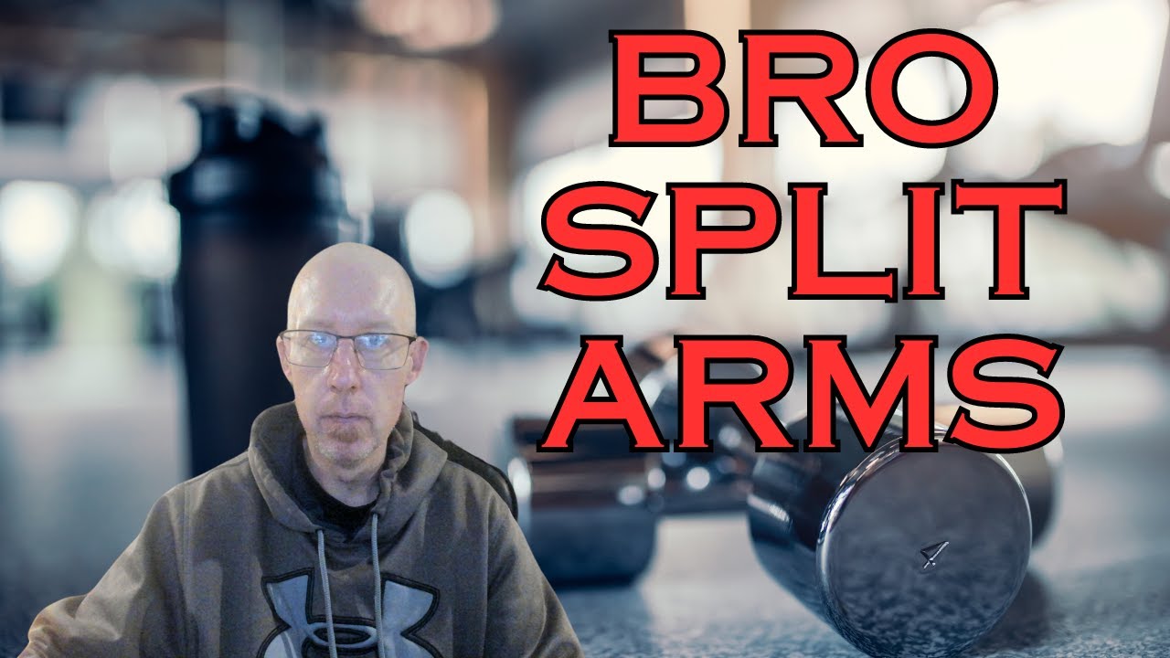 BRO SPLIT HIT HOME WORKOUT ARMS - YouTube