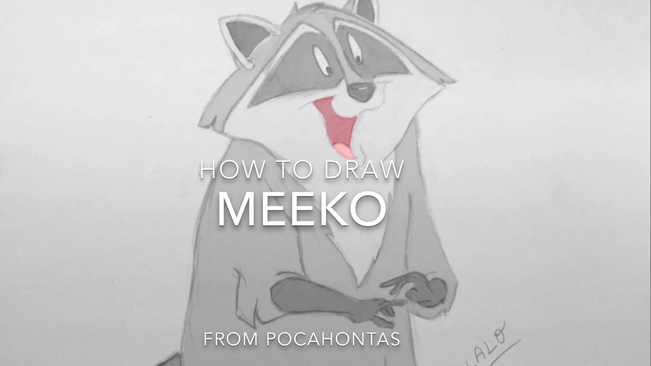 How to draw Meeko - YouTube