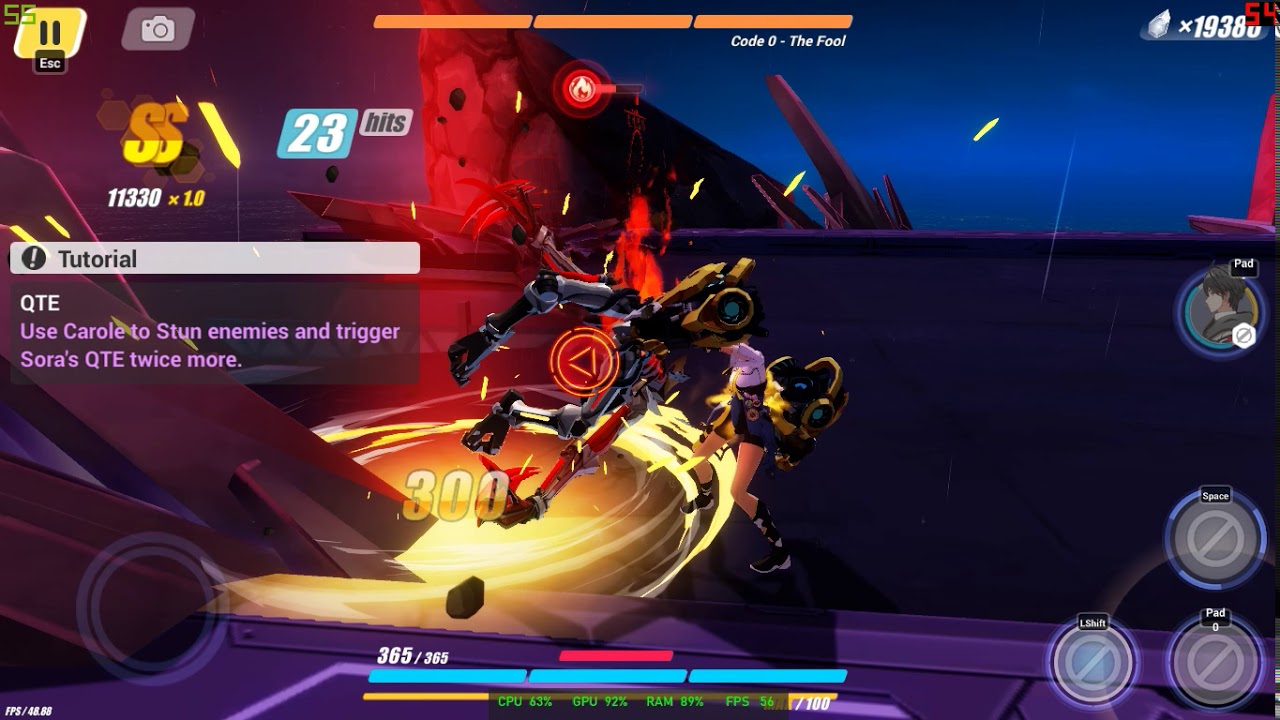 Honkai Impact 3 A Post-Honkai Odyssey (APHO) Training lesson QTE ...