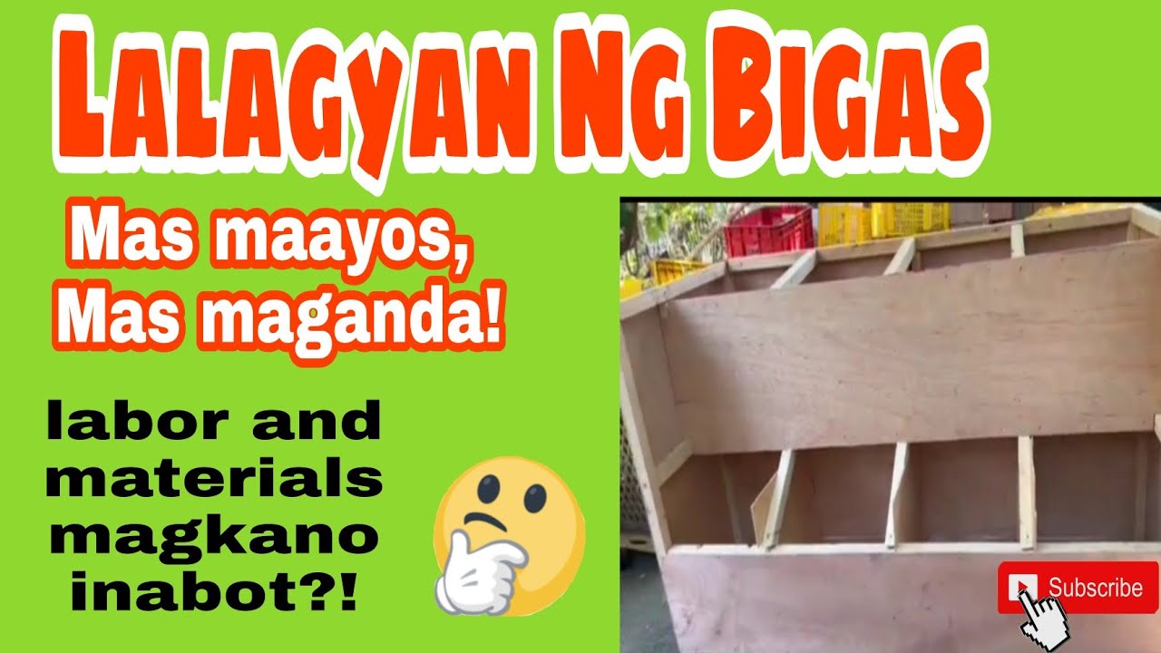 Lalagyan Ng Bigas Mas Maayos,Mas Maganda! #bigasan #bigasstorage # ...