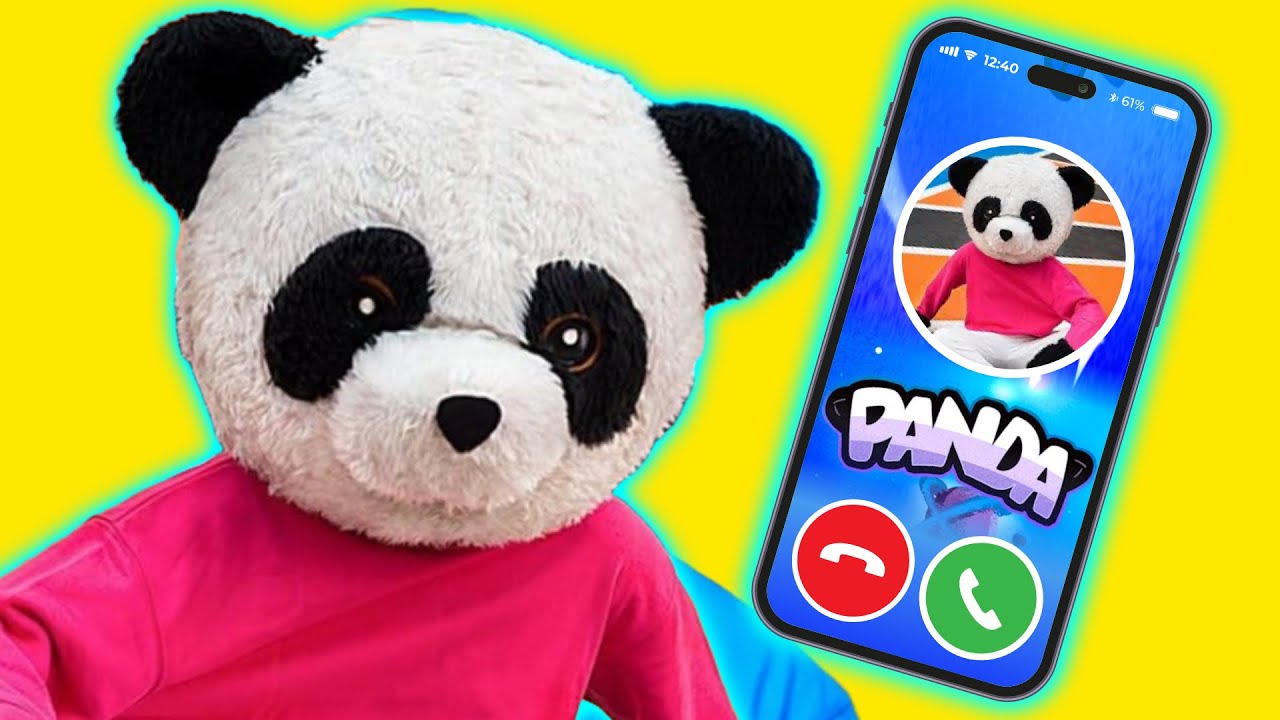 Llamada de Panda Aventurero 🐼 Quiere Jugar Contigo 😍🩷 - YouTube