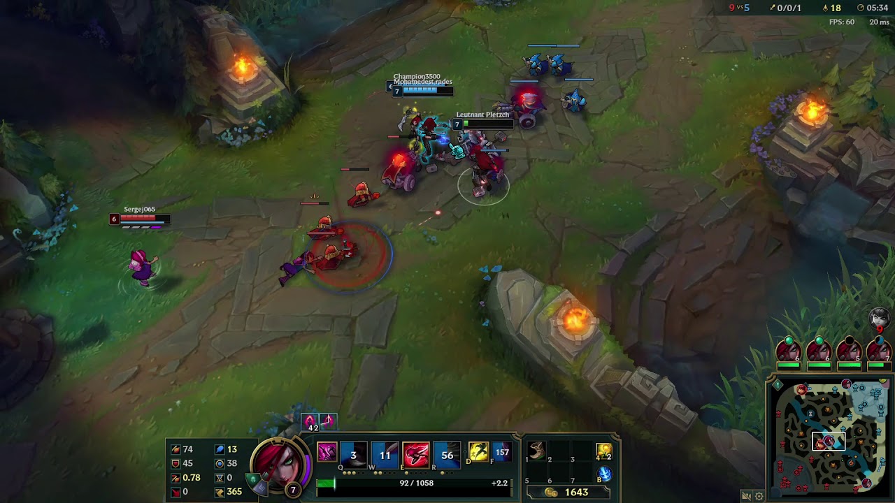 League of Legends catarina on for all - YouTube