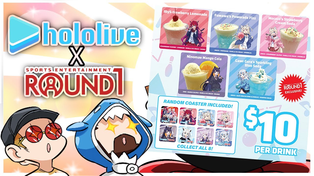 Attending The Round 1 X Hololive Collab As Gawr Gura - YouTube