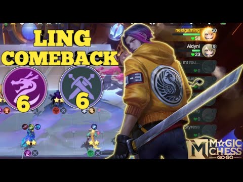 COMBO LING 6 DRAGON ALTAR 6 SWORDMAN!!!!!! MAGIC CHESS GO GO - YouTube