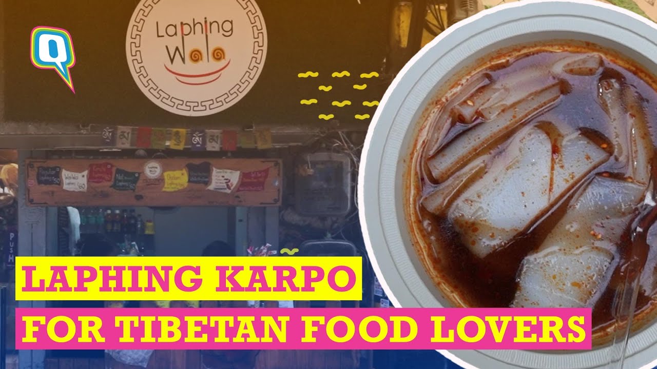 Laphing Karpo AKA White Laphing | Tibetan Street Food | The Quint - YouTube
