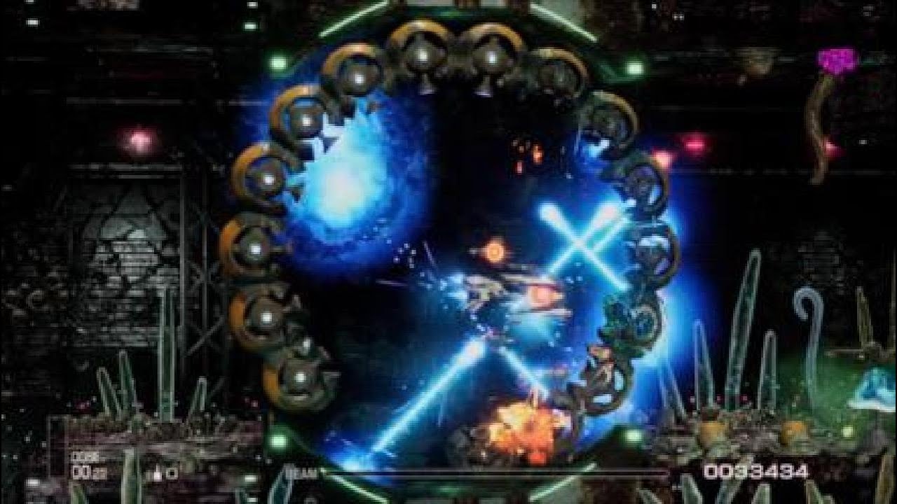 R-type Final 3 Evolved. Stage 7 encounter. Score attack, Bydo ...