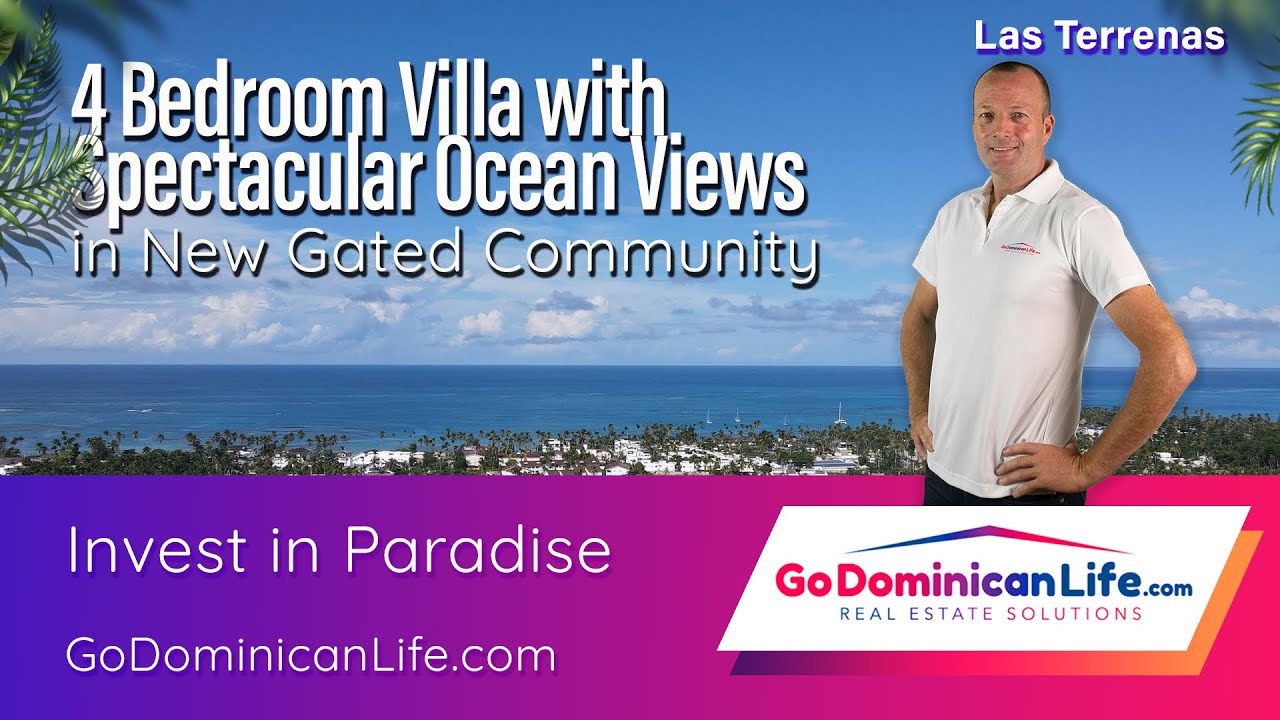 4 Bedroom Villa with Spectacular Ocean Views in Gated Community | Go ...