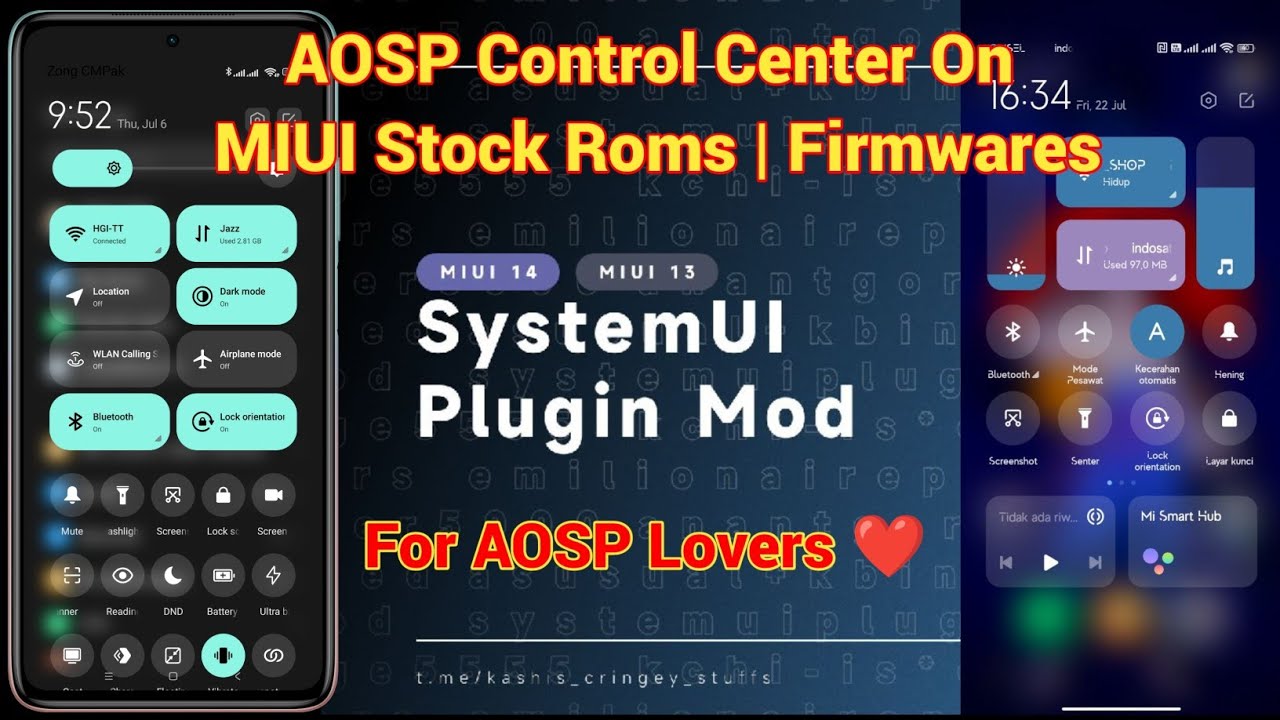 Aosp Control Center On MiUi Stock Roms | Firmwares | Change in one ...