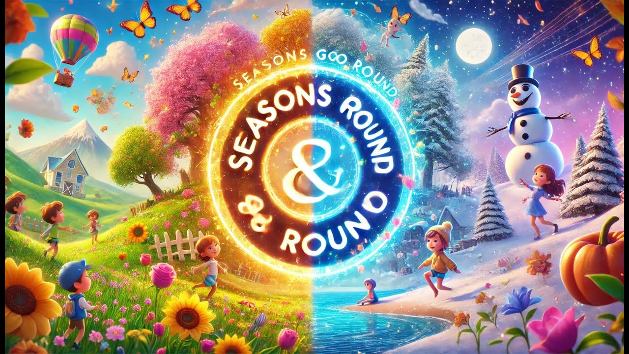 Seasons Go Round & Round: Fun Song for Kids - YouTube