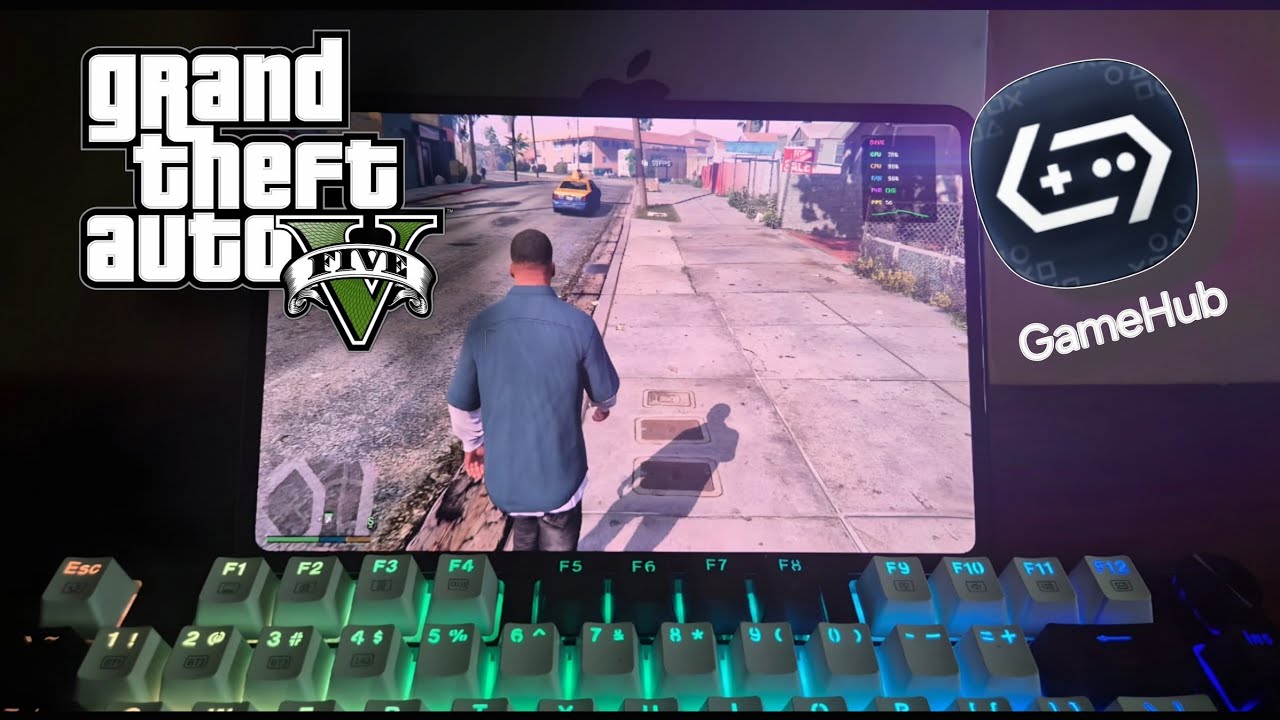 GTA V on Mobile | Redmagic astra tablet | 1080p 60 fps (gamehub ...