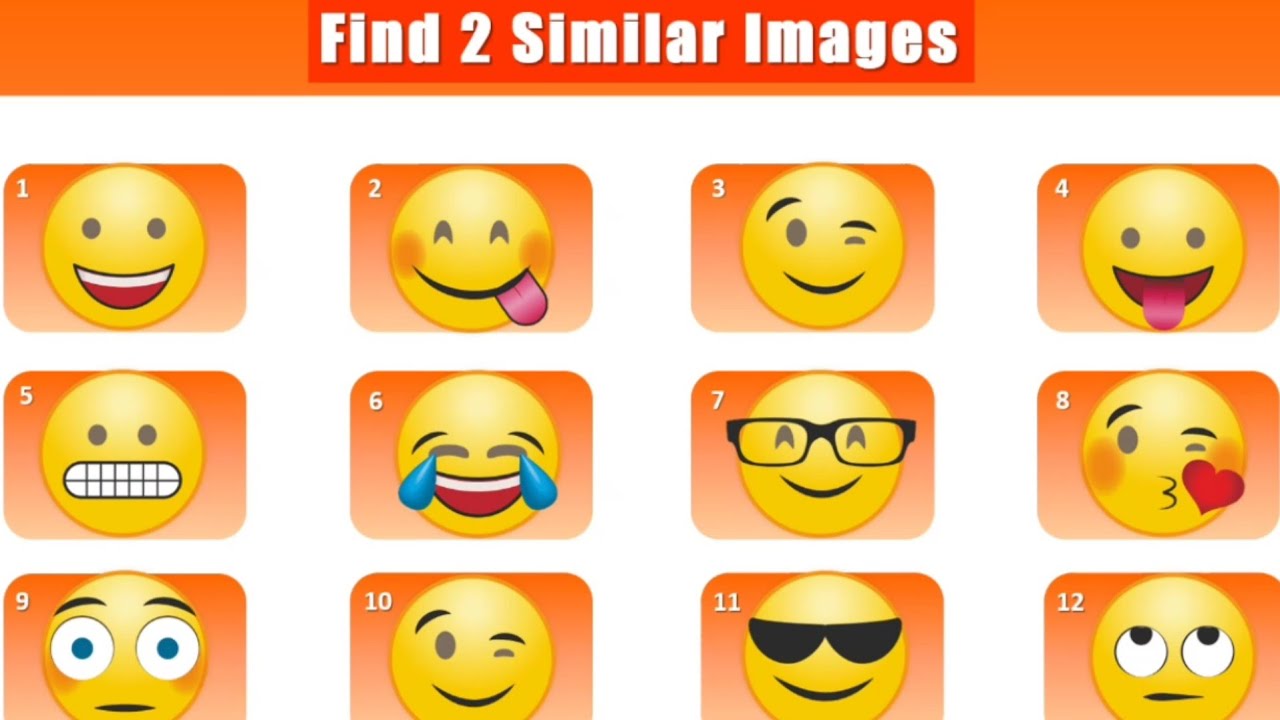 Spot The Similar | Find 2 Identical Images | Visual Memory Game - YouTube