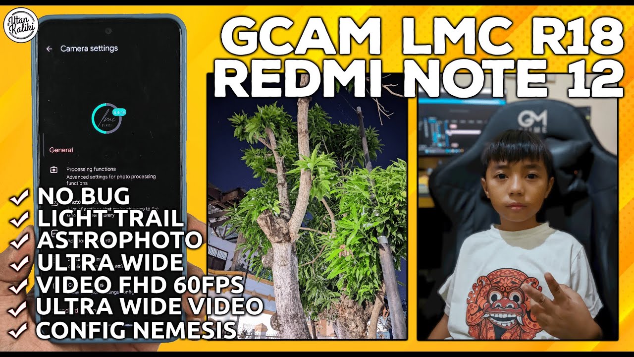 GCAM REDMI NOTE 12 | GCam LMC R18 Redmi Note 12 Config Nemesis - HASIL ...