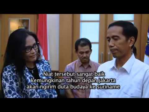 Jokowi & Dubes Suriname 'Ngomong Jowo'