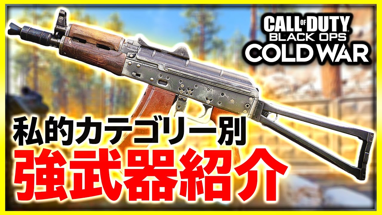 【CoD:BOCW】何が強い？現環境での私的強武器を武器種別に紹介！【CoD:BOCW:実況Vol.11】【ぐっぴー / Rush Gaming 】 - YouTube