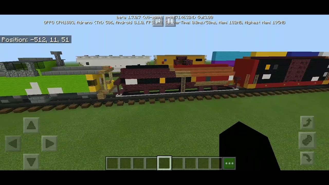 Minecraft Long BNSF Freight Train Showcase! - YouTube