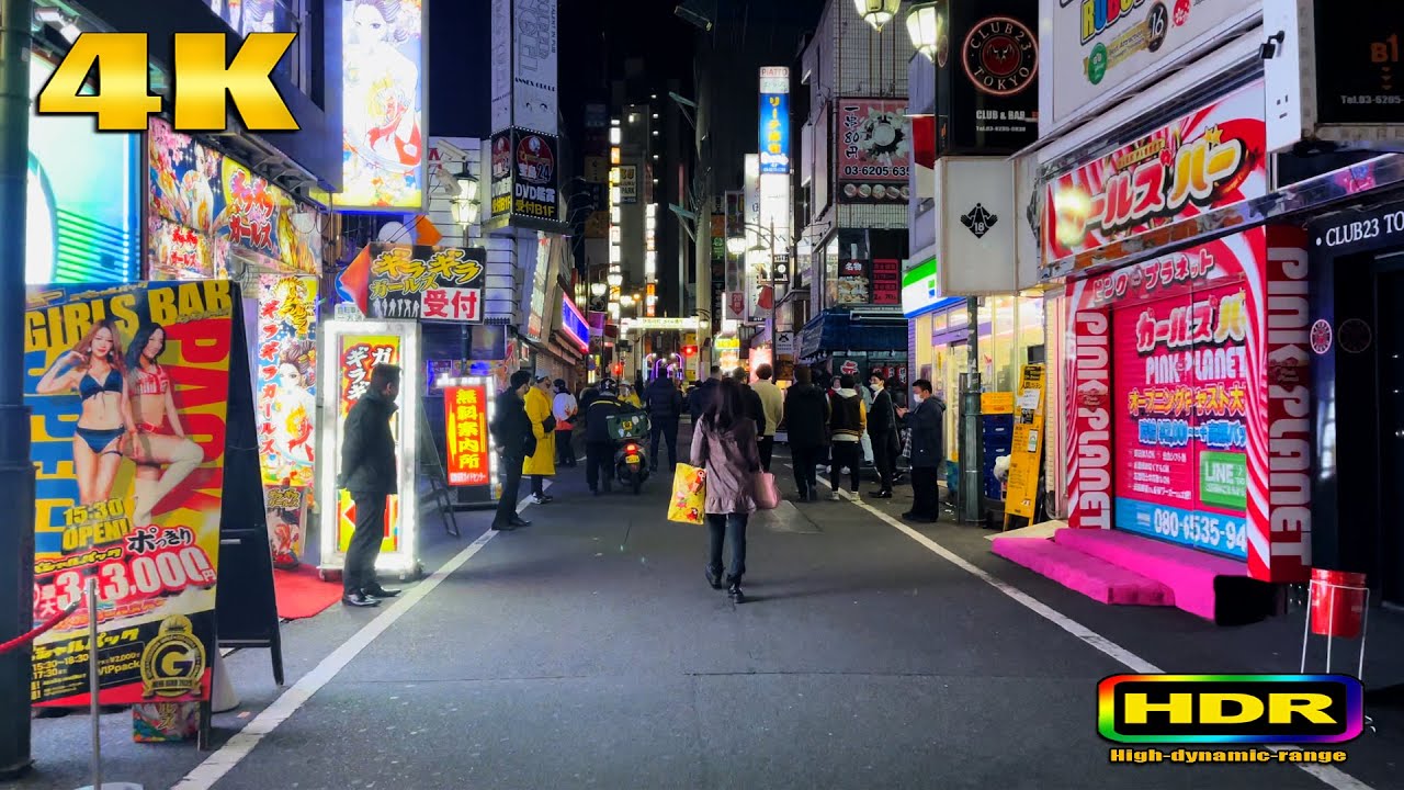 【4K HDR】Tokyo Midnight Rush in Shinjuku - Japan Walking Tour 東京散歩 - YouTube