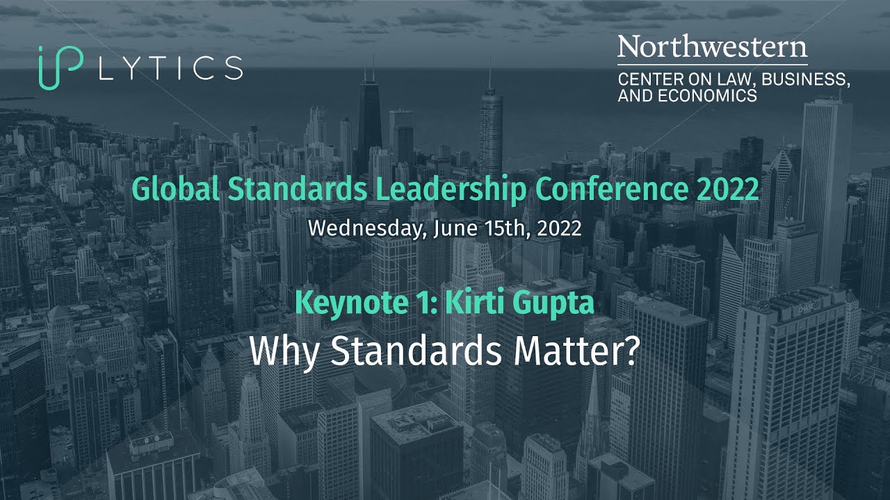 Keynote 1 - Kirti Gupta: Why Standards Matter? - YouTube