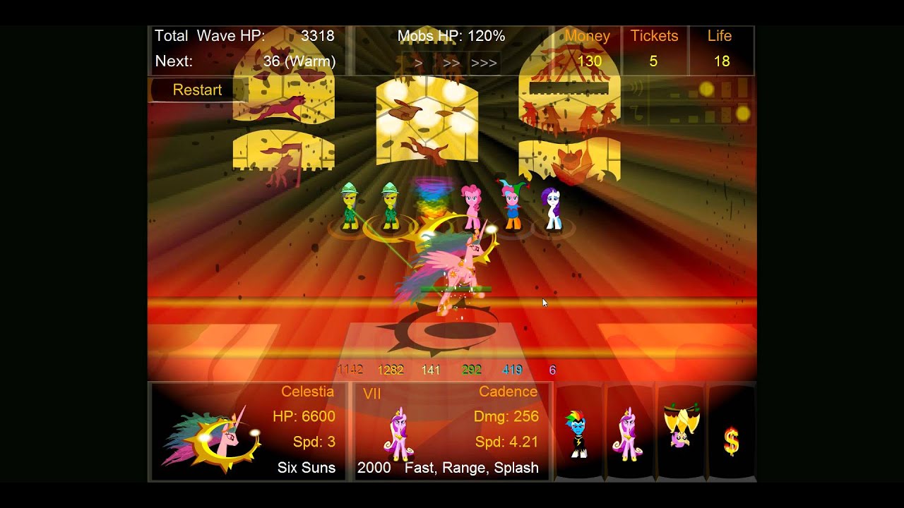 MLP tower defense [Celestia:Extreme] - YouTube