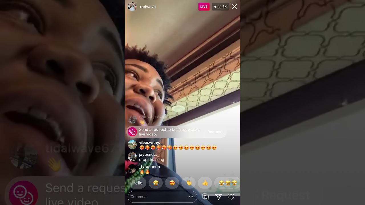 Rod wave Instagram live - YouTube