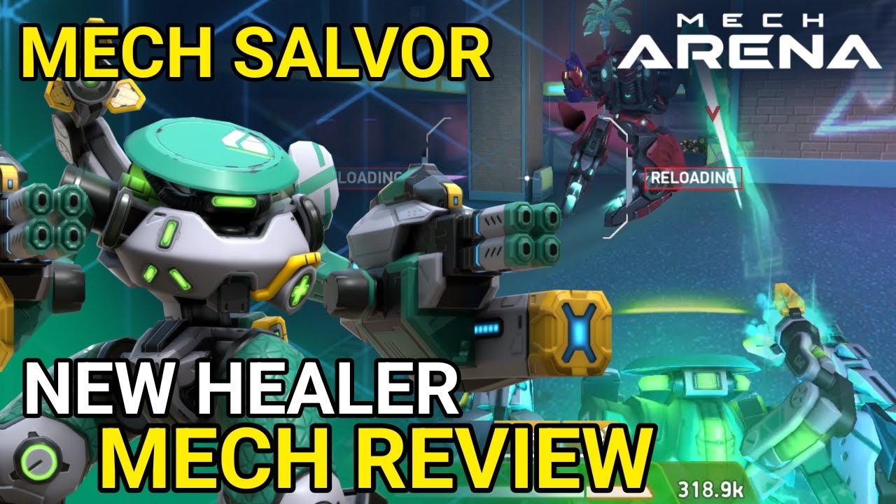 Salvor? Strike Rockets? Review and showcase - Redd Mech Arena - YouTube