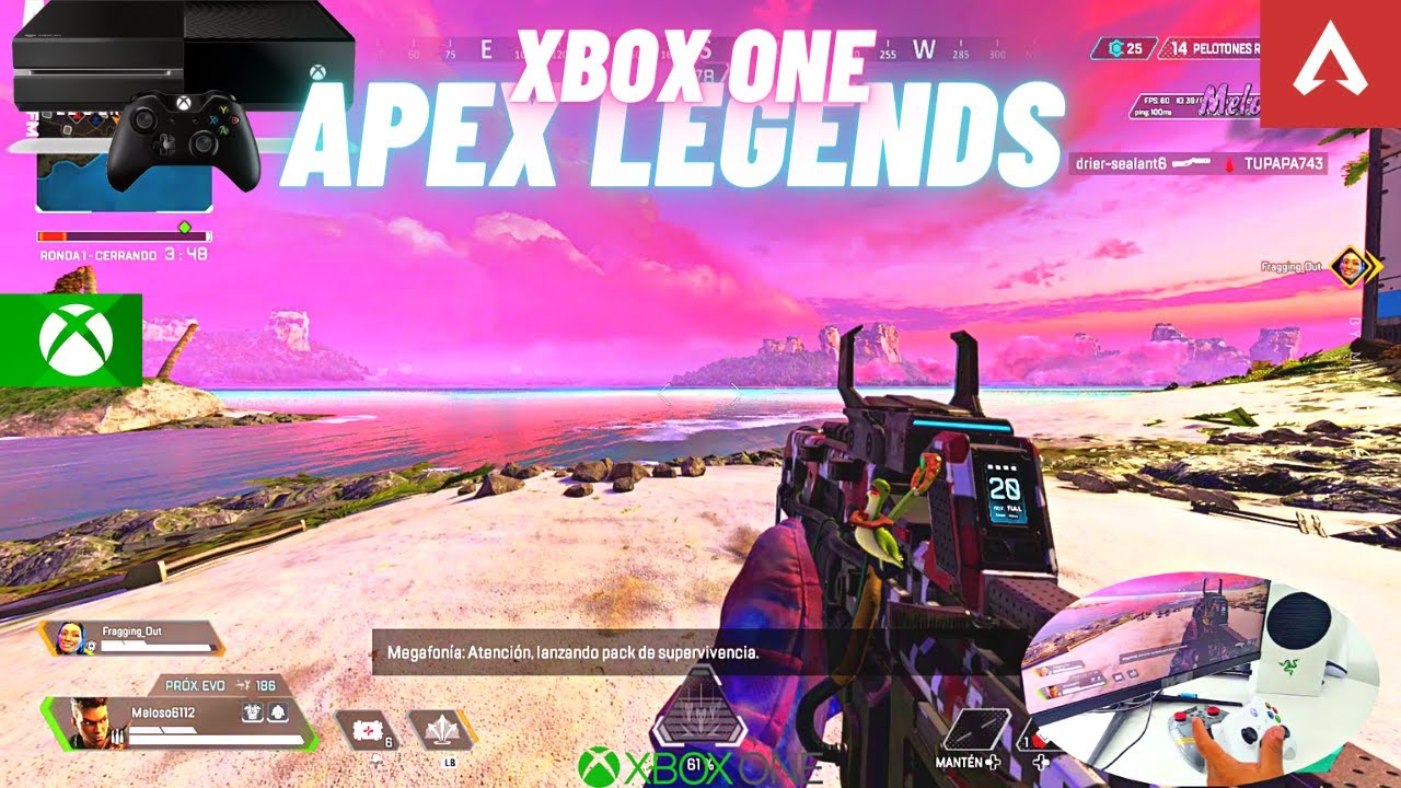 ASI ES APEX LEGENDS EN XBOX ONE FAT 2024 ESTADO - YouTube