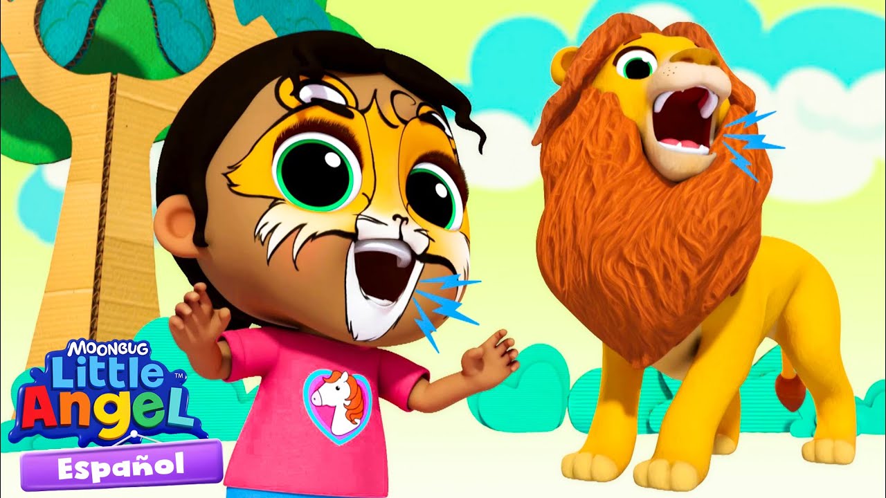 ¡Ruge como un león! | Canciones Infantiles 🎵 Para bebés | Little Angel ...